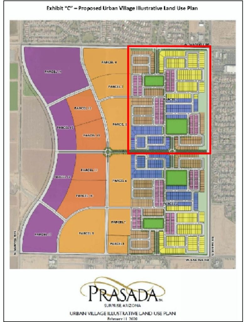 Projects trickle in Surprise open space around Prasada - Rose Law Group ...