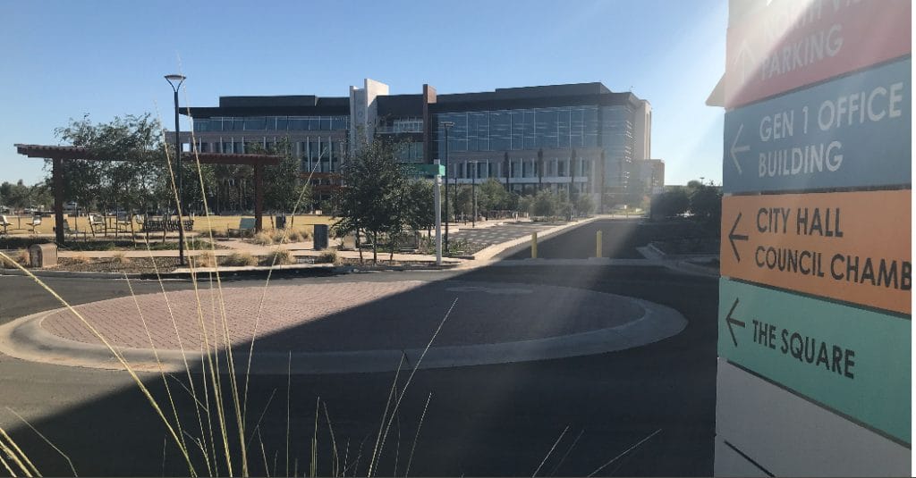 New office, city hall complex sets stage for future development in ...